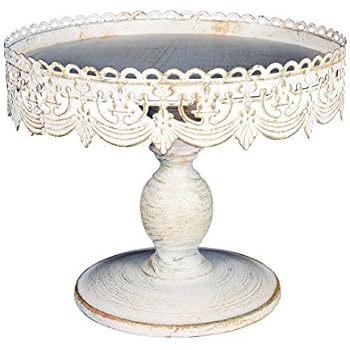 Amazon.com: Deco 79 68766 Decorative Traditional Cake Stand, 10"D ...