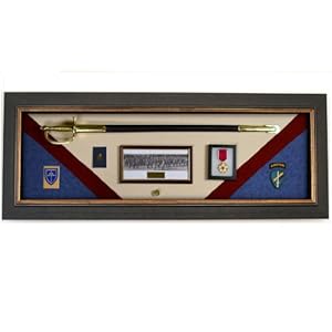 Military Display Case Wall Mounted Shadow Box on PopScreen