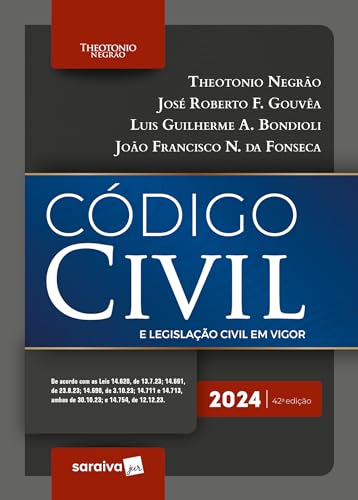 Código Civil e Legislação Civil em Vigor - 42ª edição 2024 - eBook ...