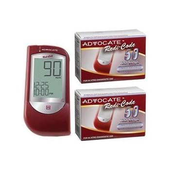 Amazon.com: Advocate Redi-Code Plus Speaking Glucose Meter Kit Combo ...