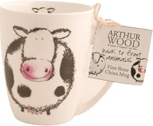 Arthur Wood Back To Front Mug-Cow: Amazon.co.uk: Kitchen & Home