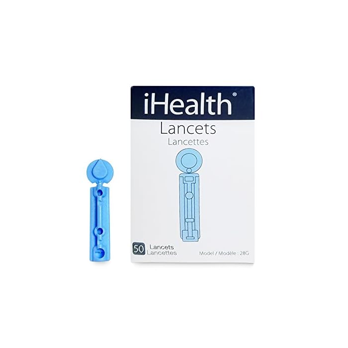 iHealth Smart Wireless Gluco Monitoring with 100 Test Strips, 100 ...