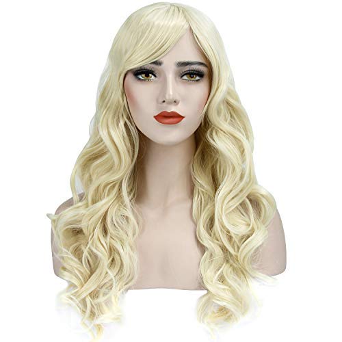Amazon.com: PRETTYSHOP Lady Wig Long Hair Cosplay Theater Party curled ...