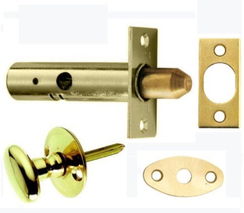 Oval thumbturn for Door Security Rack Bolt Satin Chrome: Amazon.co.uk ...