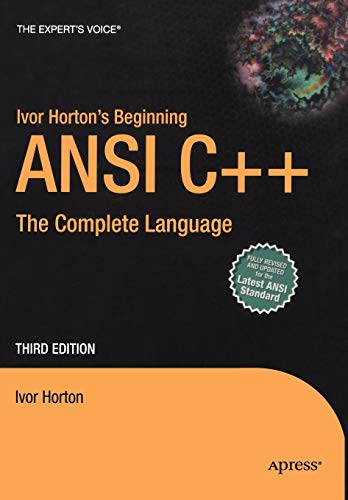 Amazon.com: Ivor Horton's Beginning ANSI C++: The Complete Language ...