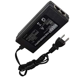 Amazon.com: HQRP 48V Gigabit POE Injector IEEE 802.3AT for Logitech ...