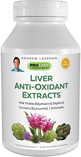 Andrew Lessman Liver Anti-Oxidant Extracts 30 Capsules – Supports The ...