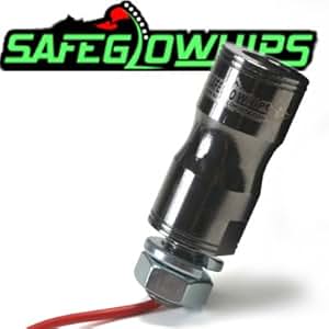 Amazon.com: Safeglo LED Buggy Whip Quick Disconnect Standard 1/2-20 ...