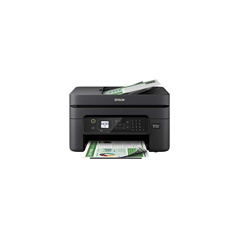 Epson Workforce WF-2930 Wireless All-in-One Printer with Scan, Copy ...