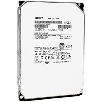 Amazon.com: HGST HUH728080AL4200 3.5" 8TB SAS 12Gb/s 7.2K RPM 128M 0F23651 4Kn ISE Enterprise ...