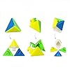 RainbowBox 4x4 Pyraminx Magic Cube 4x4x4 Pyramid Speed Cube Stickerless ...