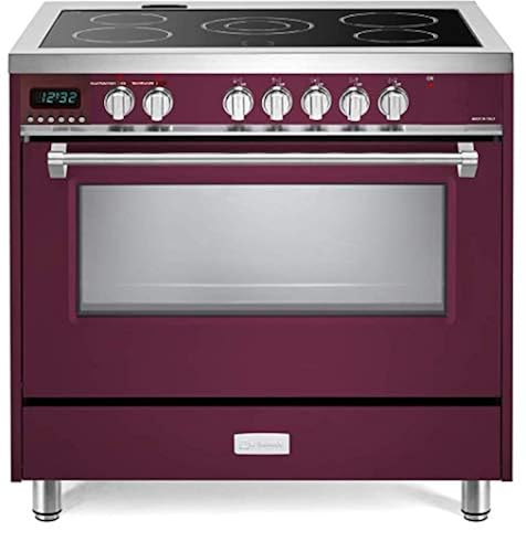 Verona Designer Series VDFSEE365BU 36 Inch 5.0 Cu. Ft Electric Range ...