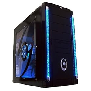 GALAXY 3 BLACK PC CASE GAMING DESKTOP TOWER COMPUTER CASE - Front USB ...