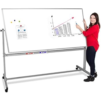 Amazon.com : Stand Steady Mobile Dry Erase Board - 72" x 40" Dual Sided ...