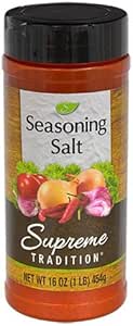 Amazon.com : Supreme Tradition Seasoning Salt, 16 oz. : Everything Else