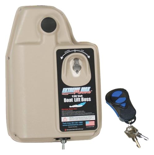 Extreme Max 3001.2105 120 Volt Key Turn & remote Control Boat Lift Boss ...
