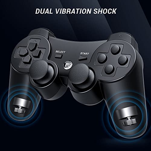 Controller 2 Pack for PS3 Wireless Controller for Sony Playstation 3 ...