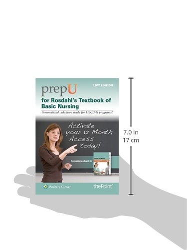 PrepU for Rosdahl's Textbook of Basic Nursing