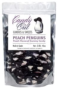 Amazon.com : CandyOut Peachy Penguins Gummy Candy 2.5 Pound : Grocery ...