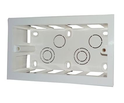 Legrand Plastic 4 Module Surface Box (White): Amazon.in: Home Improvement