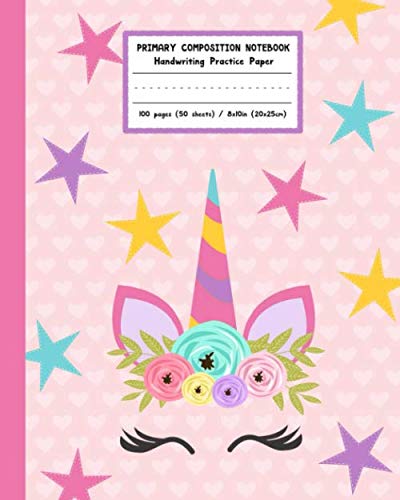 Primary Composition Notebook Handwriting Practice Paper: Adorable Boho ...