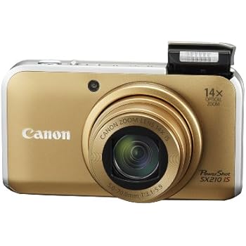 Amazon.com : Canon PowerShot SX210IS 14.1 MP Digital Camera with 14x Wide Angle Optical Image ...