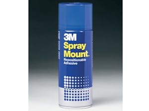 3M Spray Mount repositionable spray adhesive, 400ml aerosol, EACH ...