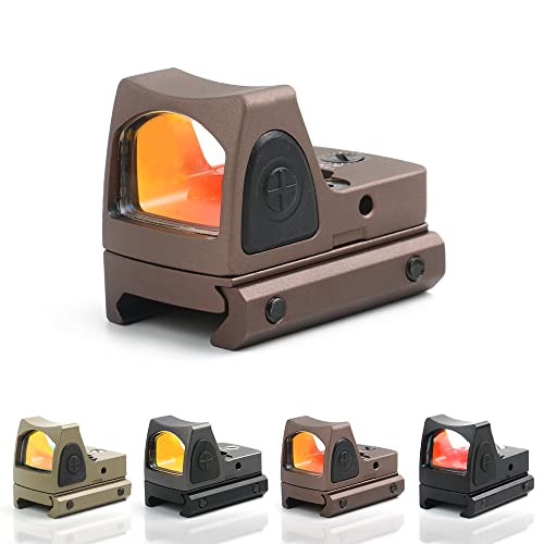 Tactical RMR Red Dot Sight, 3.25MOA w/Weaver Picatinny Mount Adjustable ...