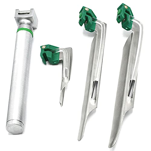 AAProTools Airway Intubation Kit with 3 Straight Blades 1 Small Handle ...