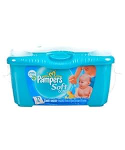 Amazon.com: Pampers Natural Clean Wipes Tub, 72 Count (Pack of 8 ...