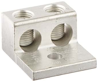 Dual Rated Mechanical Connector, Double Lug, 2/0-14 AWG Wire Range, 1/4 ...