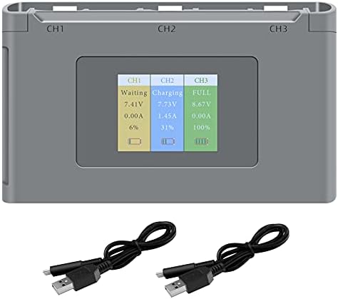 Hanatora Display Two-Way Battery Charging Hub for DJI Mini 2 Drone ...