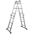 Best Choice Products Multi Purpose Aluminum Ladder Folding Step Ladder ...