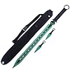 Ninja Sword Machete Throwing Knife Tactical Katana Tanto Blade, 27-Inch ...