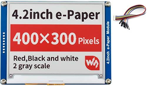 4.2inch E-Ink Display Module, 400x300 Resolution Red Black White Three ...
