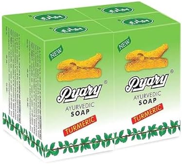 Pyary Turmeric Soap 75 g Pack of 4 price in Saudi Arabia | Amazon Saudi ...