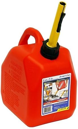 Amazon.com: Scepter 2 Red 2 Gallon Spill-Proof Gas Can Container (AB10S ...