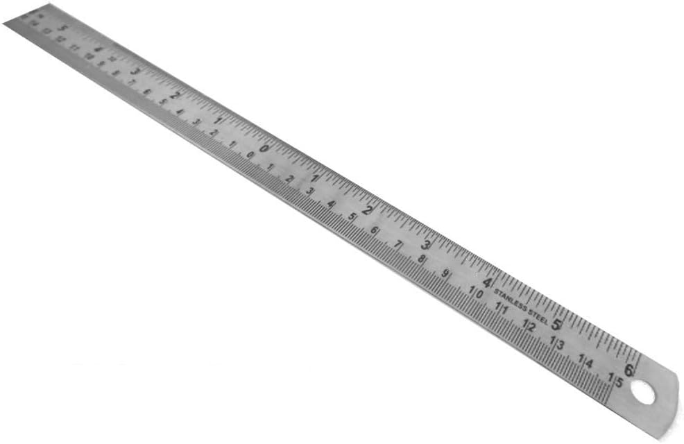 HAWK 12" Stainless Steel Centering Ruler : (Pack of 2 Rulers ...