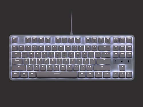 Monoprice Brown Switch Tenkeyless Mechanical Keyboard – Backlit – White ...