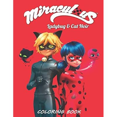 Buy Miraculous Ladybug And Cat Noir Coloring book Paperback – November ...