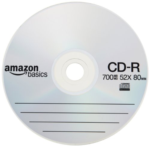 AmazonBasics 700 MB 52x CD-R 100-Pack Spindle - Want It All