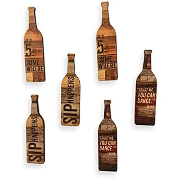 Amazon.com: Fridge Magnets, Wine Bottles Series Refrigerator Magnets ...