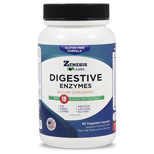 Zenesis Labs Digestive Enzymes - with Amylase, Bromelain, Protease ...
