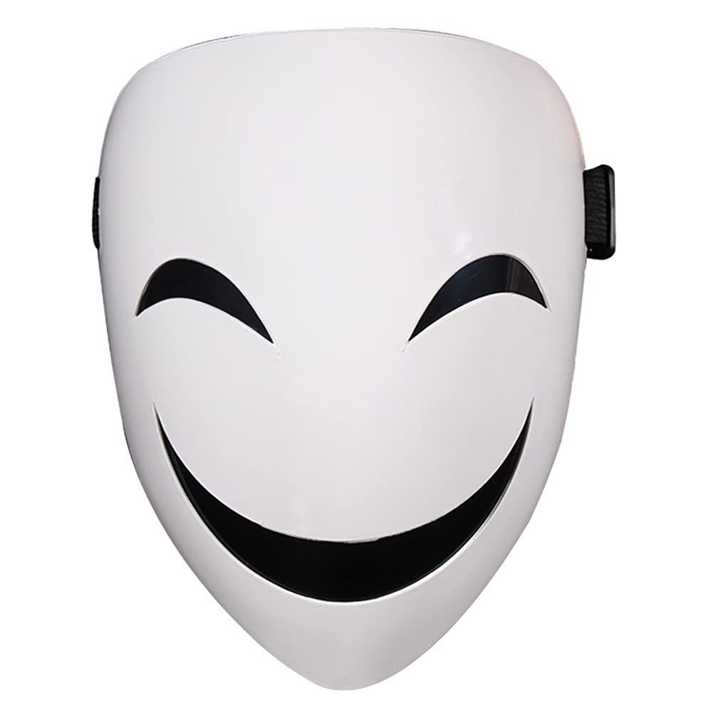Mua Tkieio Smile Face Cosplay Mask Smile Face White Mask Resin Mask ...