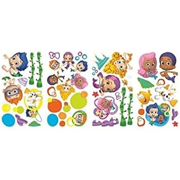 Amazon.com: BUBBLE GUPPIES 44 BiG Wall Decals DEEMA GIL OONA Room Decor ...