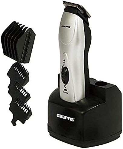 Geepas Rechargeable Cordless Trimmer (Black and Silver) price in Saudi ...
