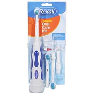Amazon.com: Rexall Power Oral Care Kit Toothbrush, Floss, Care: Health ...