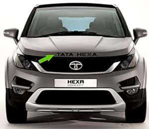 Carlooks 3D Letters and Sticker for Tata Hexa car_ Black : Amazon.in ...