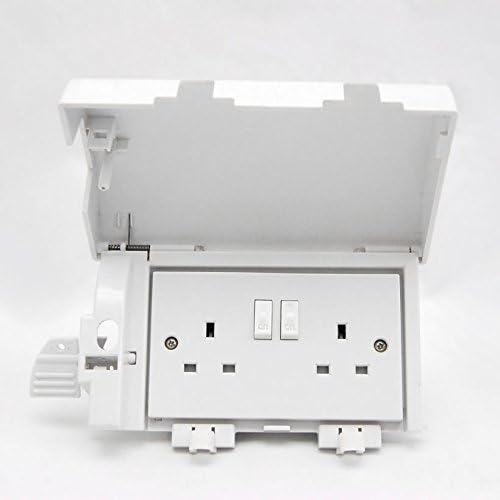 Socketsafe UK Electrical Key Lockable Twin Plug Socket Protector Covers ...