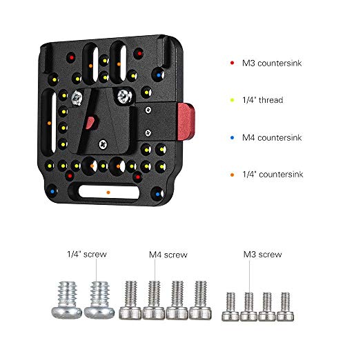 V-Lock Assembly Kit Female V-Dock Male V-Lock Quick Release Plate for V ...